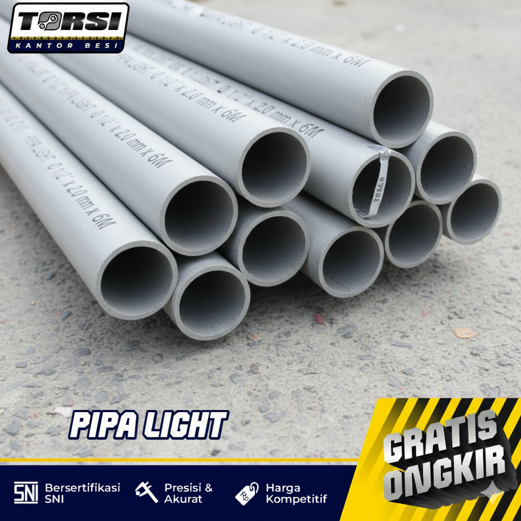 Pipa Light Ø=6″ x 4mm x 6M - TORSI - Kantorbesi